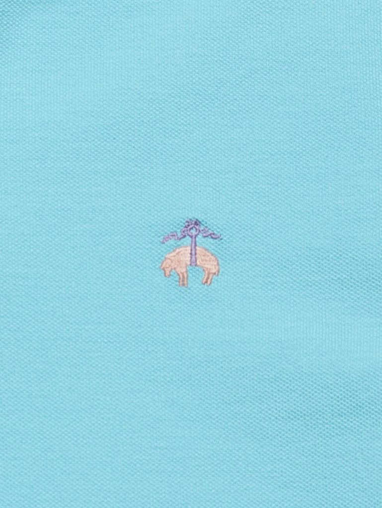 חולצת פולו לוגו ורוד וסגול | BAGIR - Suit Yourself
