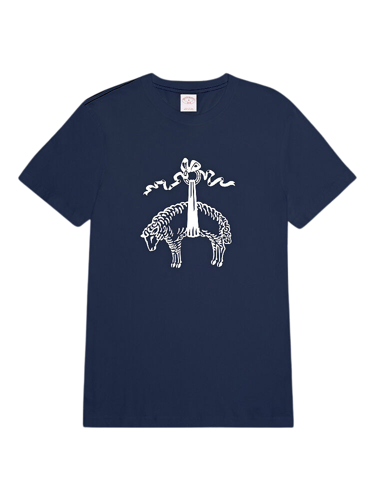 KNTFT CTN SS LOGO NAVY - כחול | BAGIR - Suit Yourself